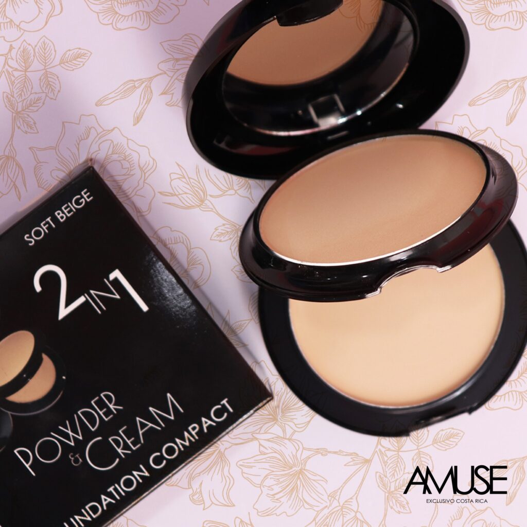 Polvos compactos Amuse 2 en 1 - Moocyn