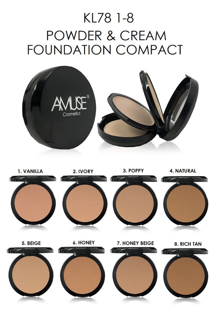 Polvos compactos Amuse 2 en 1 - Moocyn